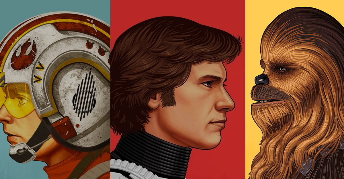 Star Wars portraits. One of the best known artists Mike… | by Mario ...