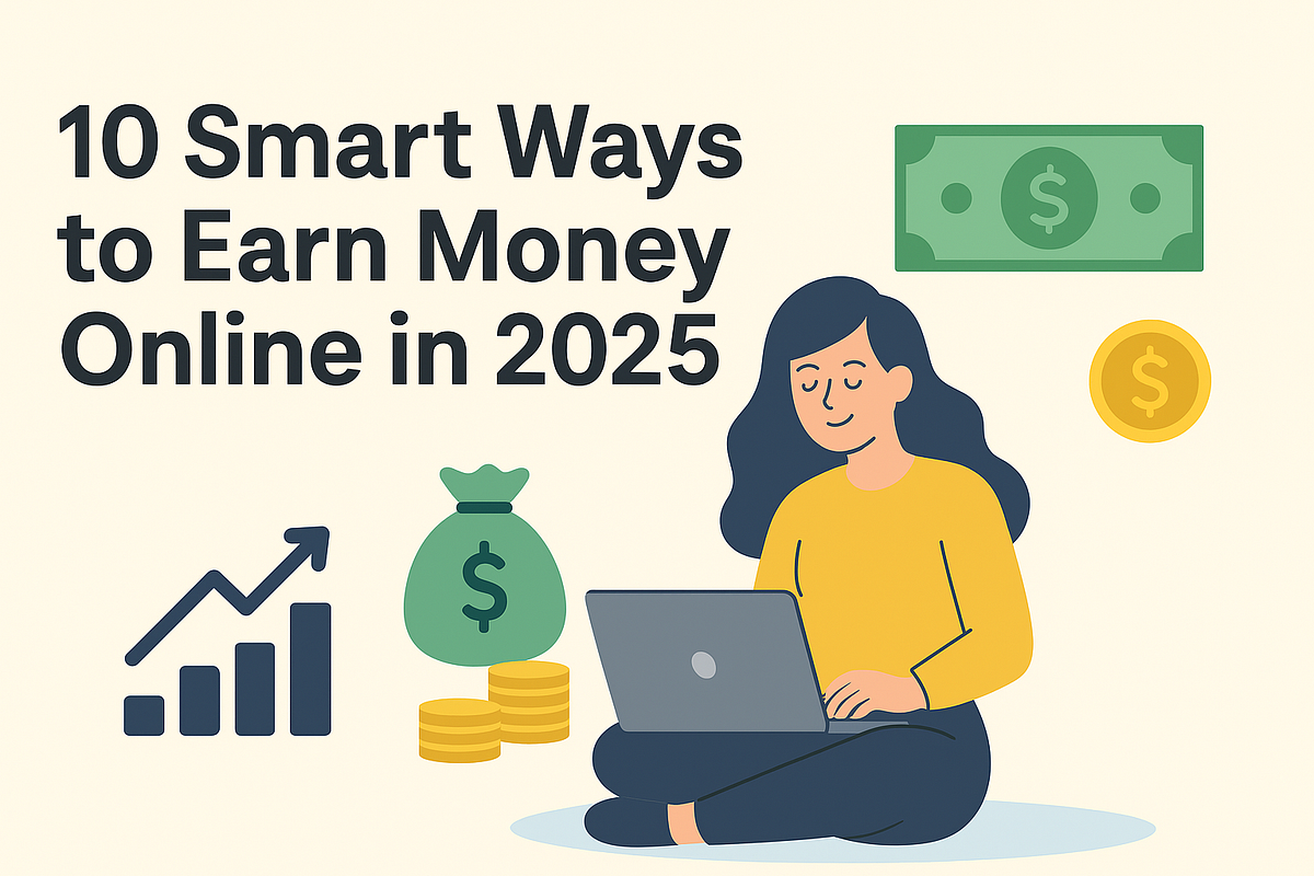 10 Smart Ways to Earn Money Online in 2025 | by Sidd Chaudhary ...
