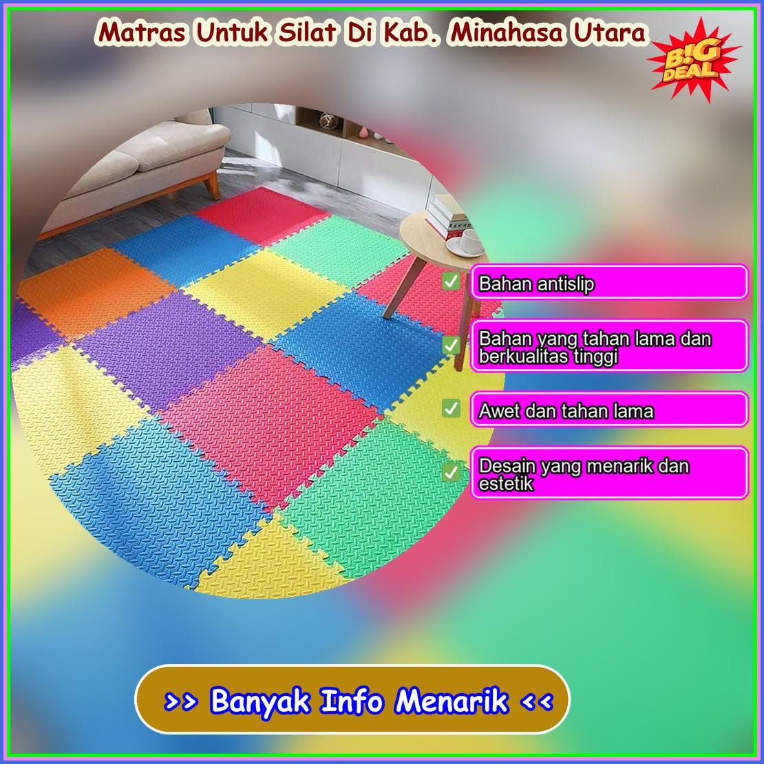 Matras Untuk Silat Di Kab Minahasa Utara - Matras Pabrik - Medium