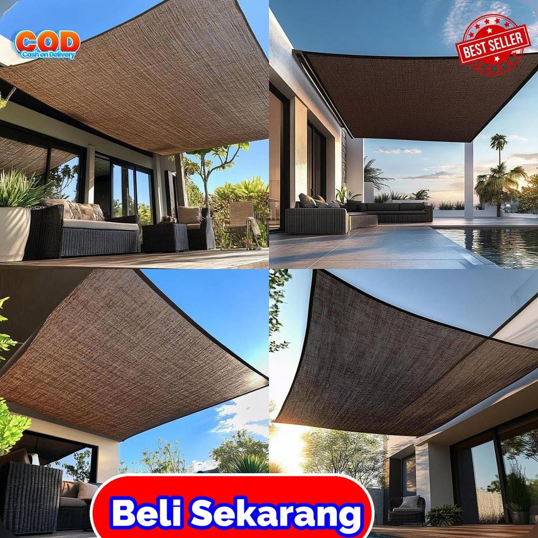 Paranet Ukuran 6X6 Meter Cocok Untuk Naungan Outdoor Luas ...