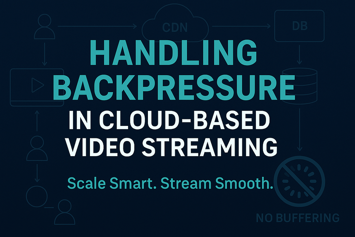 System architecture : Handling Backpressure in a Cloud-Based Video Streaming Service | by ...