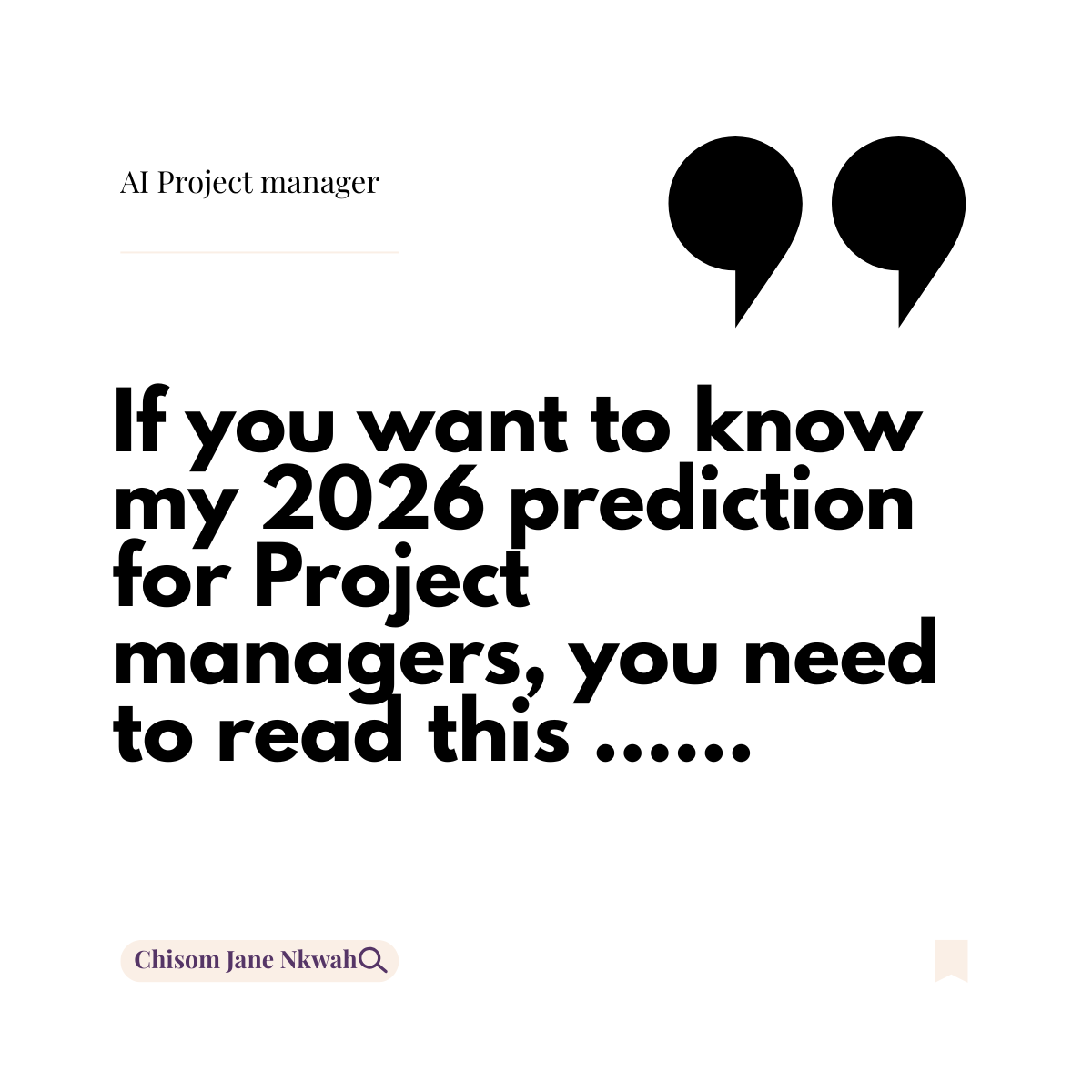 My Bold Predictions for Project Management in 2026 (And Why Most PMs ...