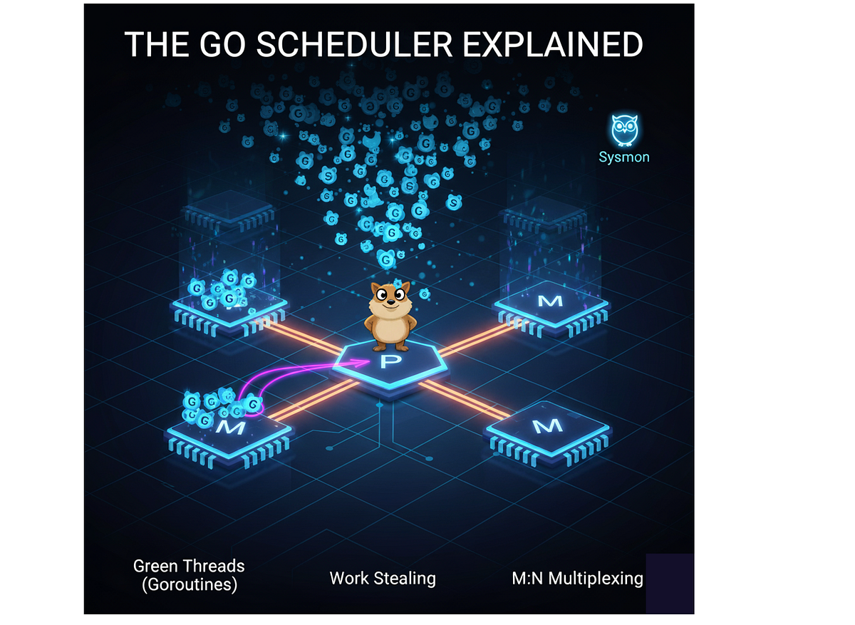 The Go Scheduler Explained: Deep Dive into the G-M-P Concurrency Model | by Priyanka Guha | Medium