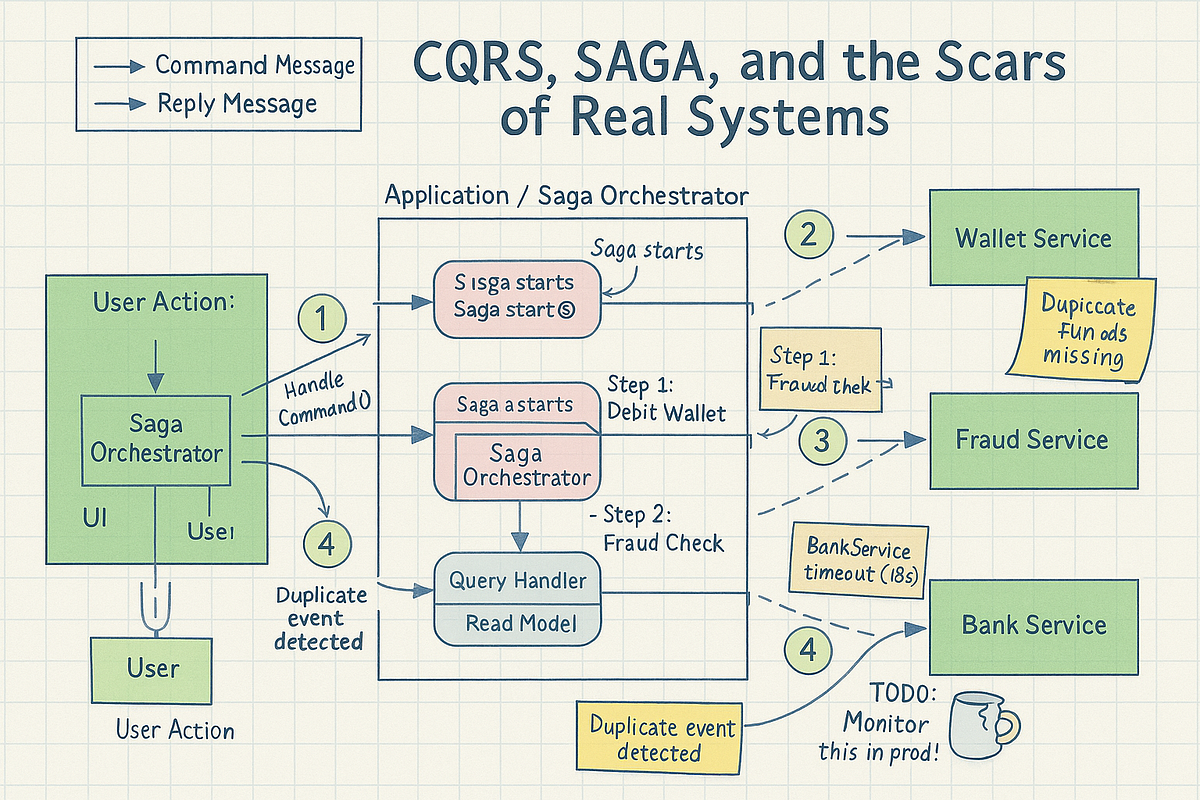 CQRS, Saga, and the One Time I Regretted Everything | by The Stateless Samurai | Jul, 2025 | Medium