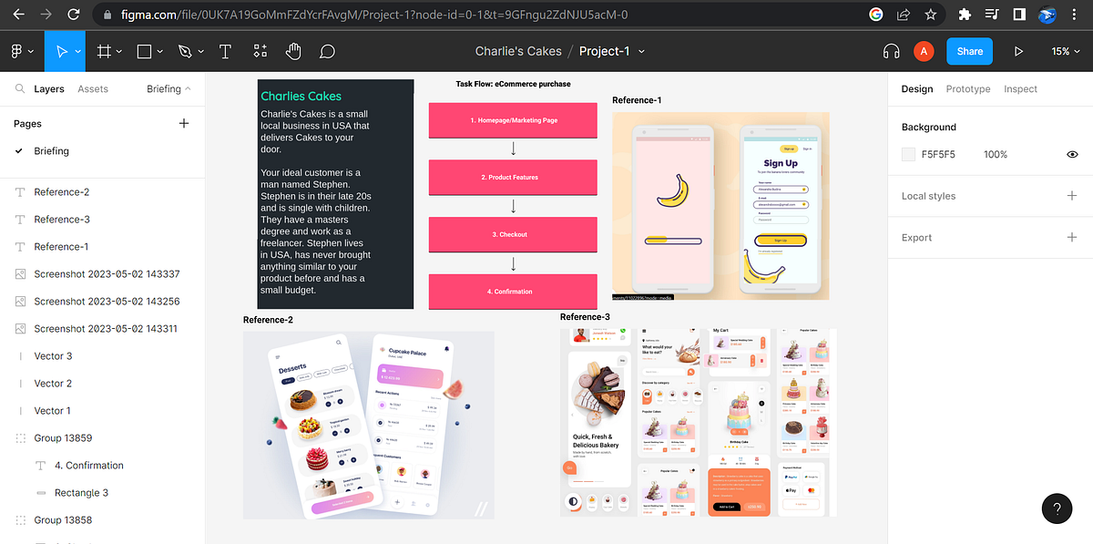 Starting my first UX Design - Project M - Medium