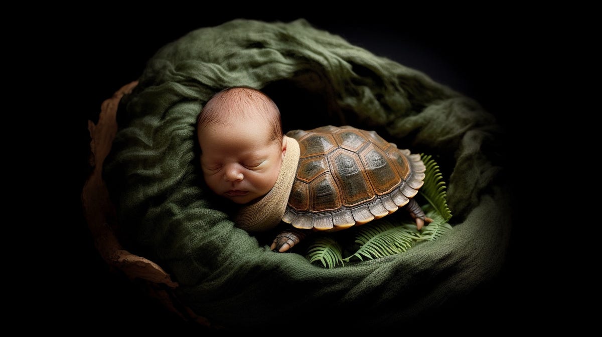 This Baby’s Turtle Shell is the Parenting Hack You Never Knew You ...