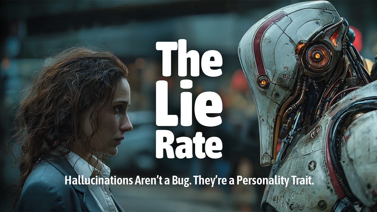 The Lie Rate — Hallucinations Aren’t a Bug. They’re a Personality Trait ...