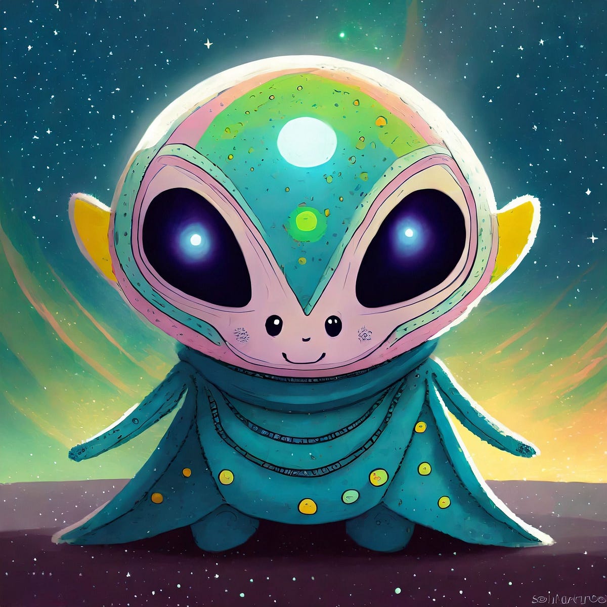 Baby Alien 59 - Ufoalienchaos - Medium