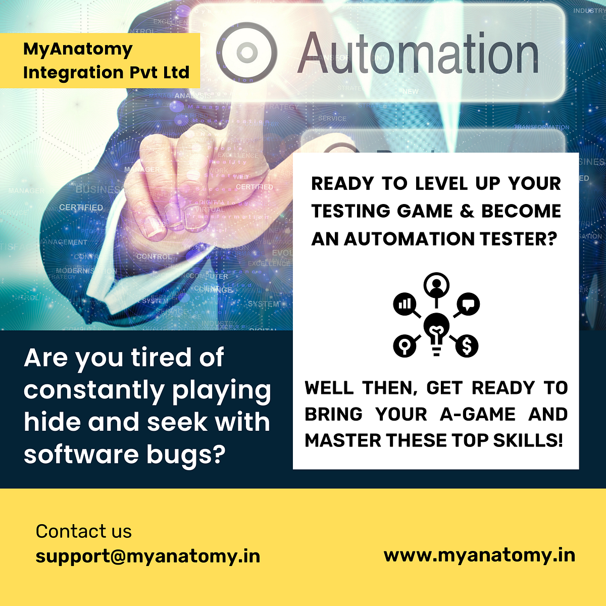 Automation Testers are the Bug Busters of the Tech World!- Myanatomy ...