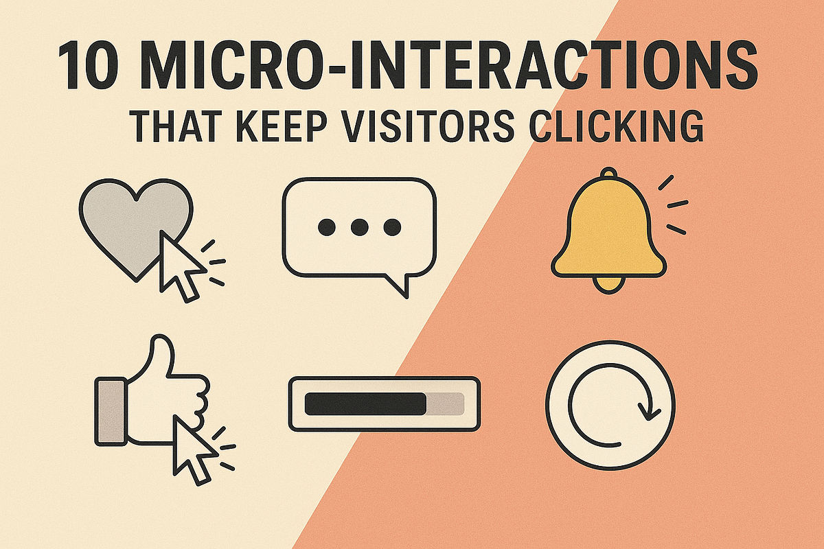 10 Micro-Interactions That Keep Visitors Clicking | by Chase Haynes ...