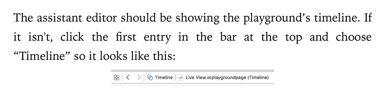 Xcode playground 的 Timeline 在新版變成 Live View | by 彼得潘的 iOS App Neverland | 彼得潘的 Swift iOS ...