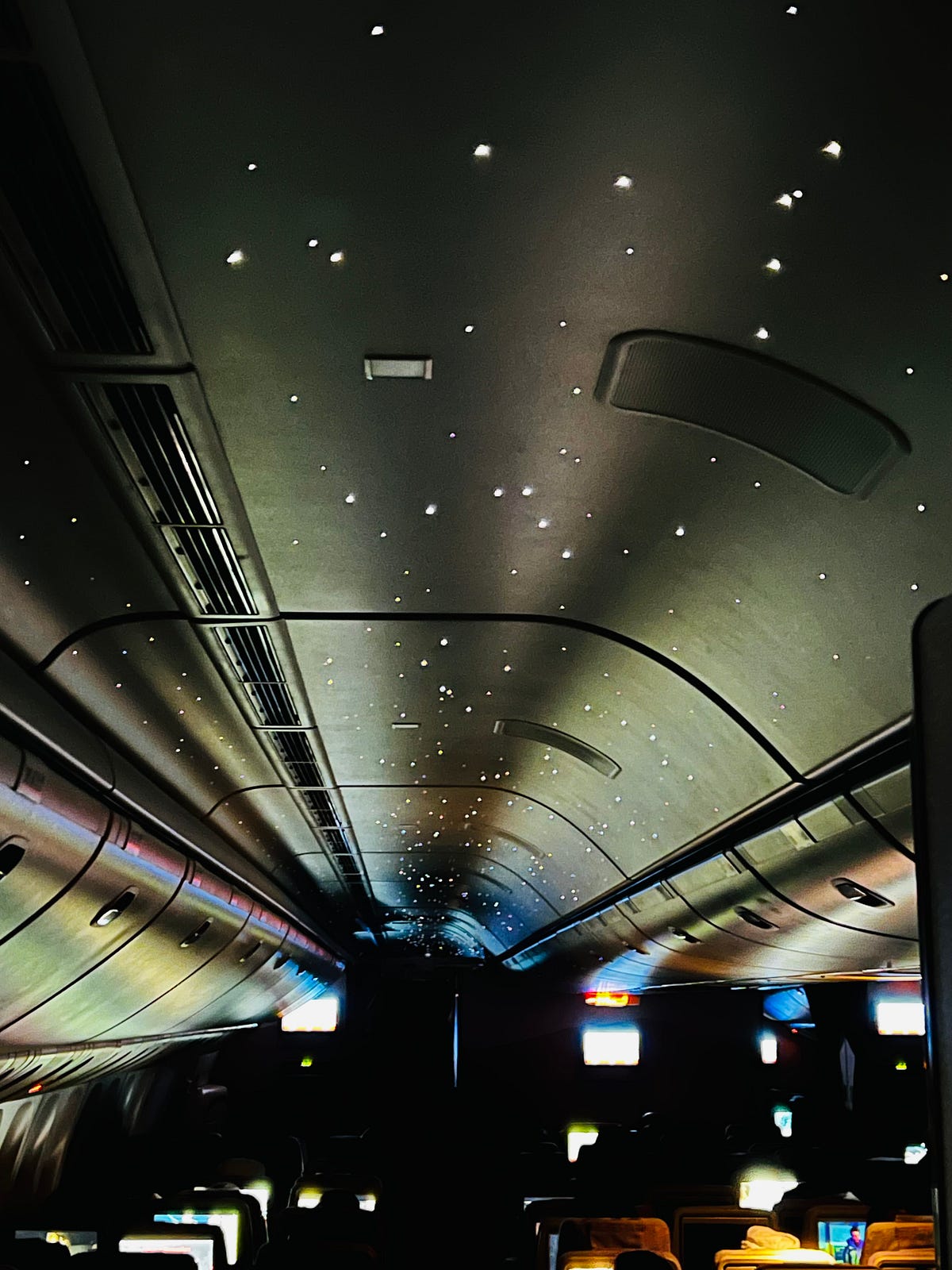 Beauty of the night sky (of an airplane) — Poem | by A.M’s Journal | Medium