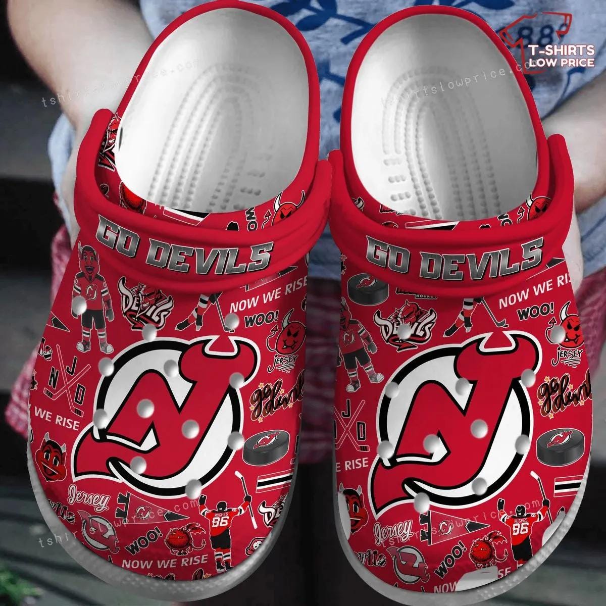 New Jersey Devils Nhl Sport Crocs Clog Shoes | by Agnes Jump | Medium