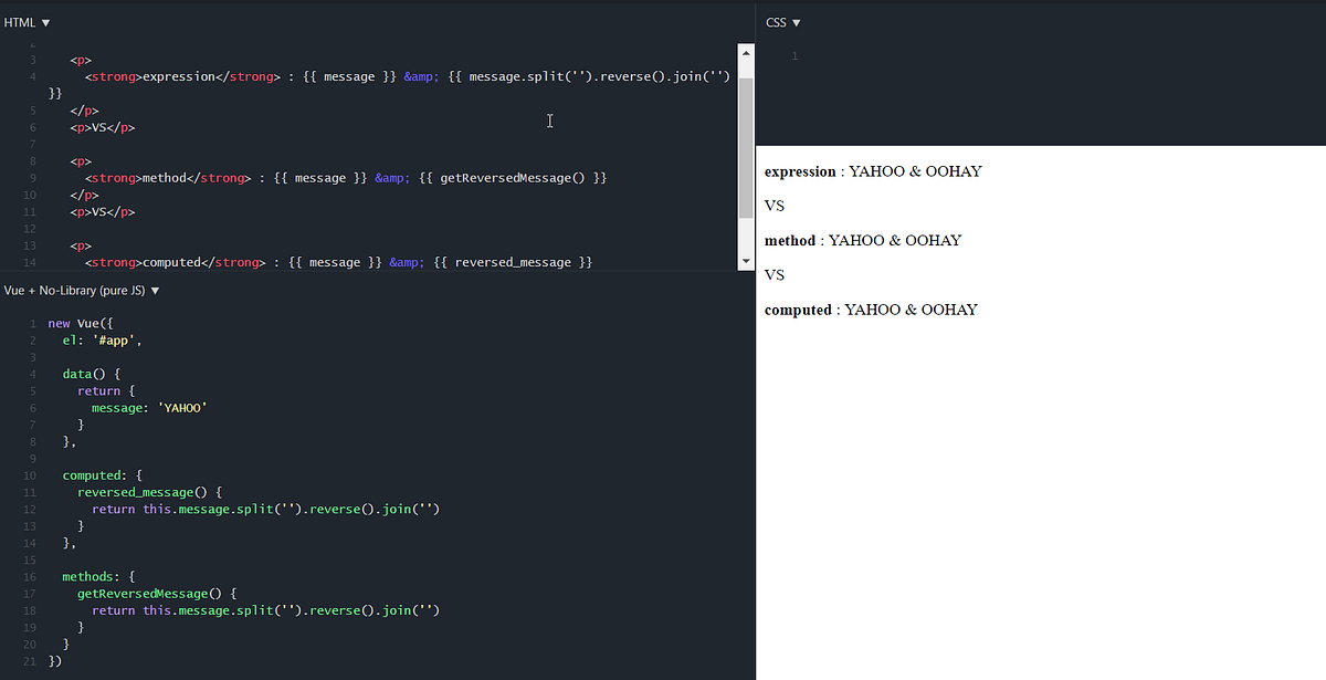 Bref, comprendre le computed en profondeur dans Vue JS & ses différences avec watch & methods ...