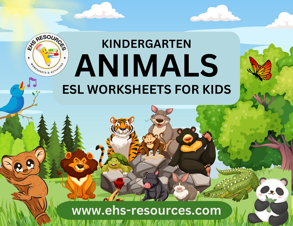Exploring Animals: A Fun Kindergarten Worksheet for Early Learners | by ...
