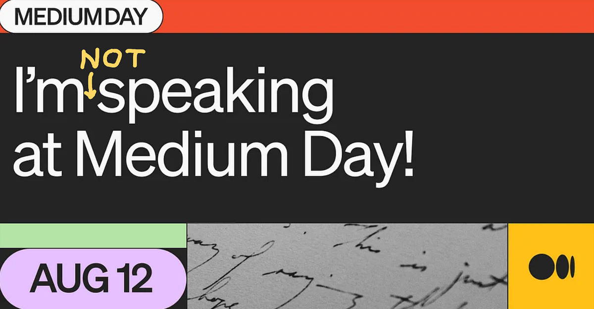I Wasn’t Invited to Speak on Medium Day | by Jason Provencio | Bouncin ...