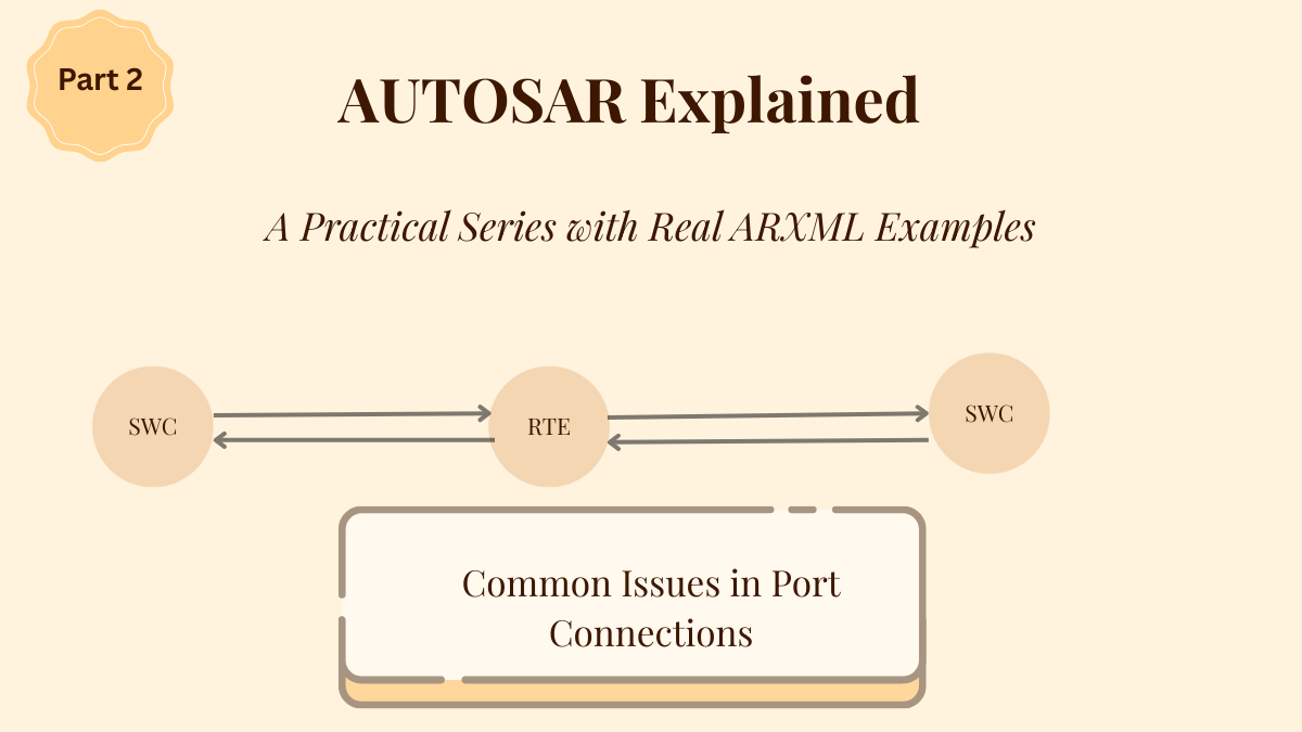 Most Common AUTOSAR Port Connection Issues (and How to Fix Them) | by ...
