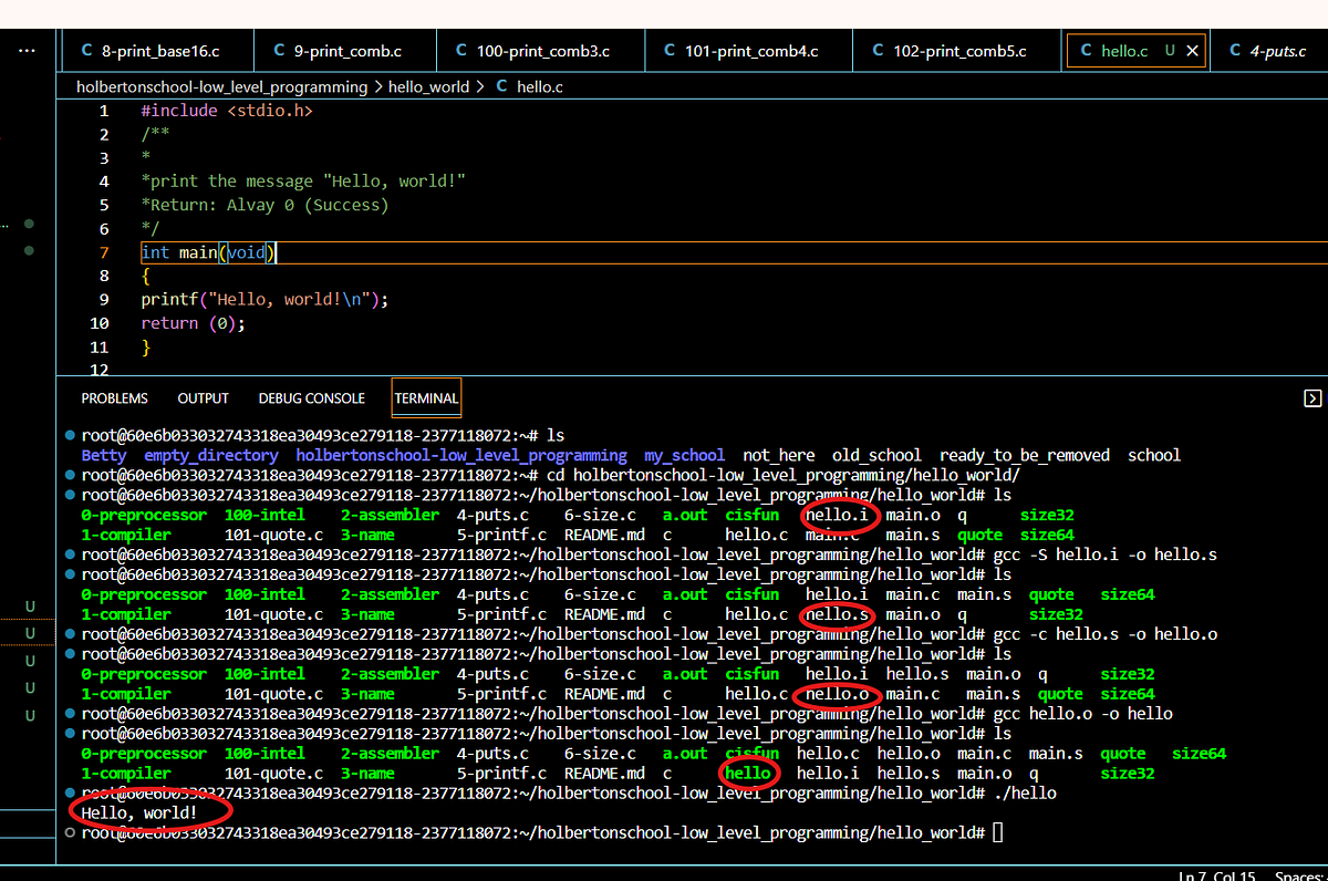 What happens when you type gcc main.c(hello.c) | by Tommy JOUHANS | Oct ...