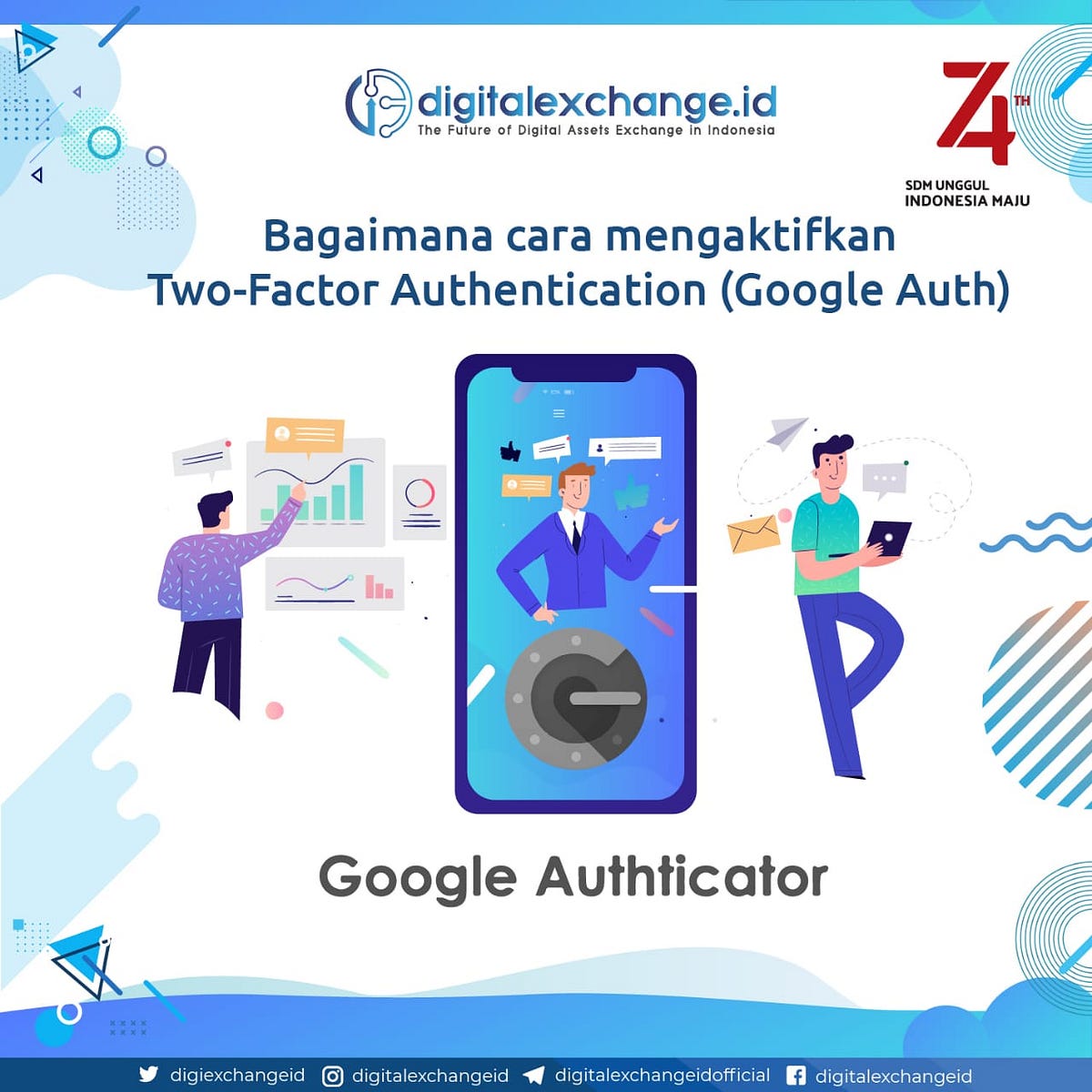 Bagaimana cara mengaktifkan Two-Factor Authentication (Google Auth) | by digitalexchange.id | Medium
