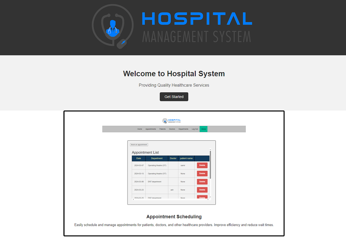 HMS (Hospital Management System), The Development Journey | by Mona Eid ...