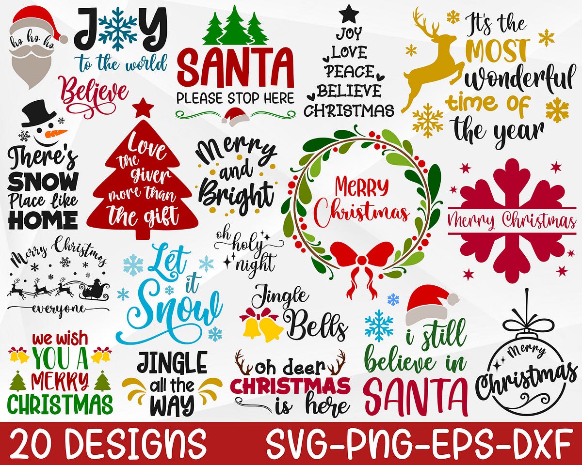 Christmas SVG Bundle, Christmas Svg, Winter Svg, Christmas Cut Files ...