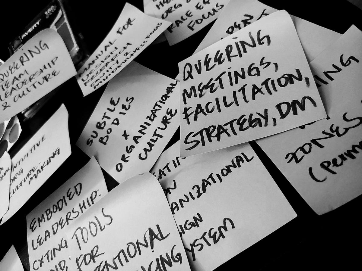 Affinity mapping and beyond. A technique we love for going from 0 to ...