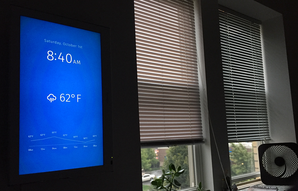 DIY Minimalist Weather Display (built in ReactJS and RaspberryPi) | by ...