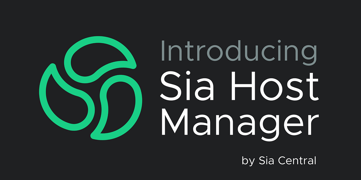 A New Way to Host on the Sia Network | by Nate | The Sia Blog