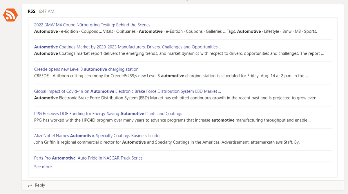 How to Get Updated News on Teams Channel via Google Alerts RSS Feeds ...
