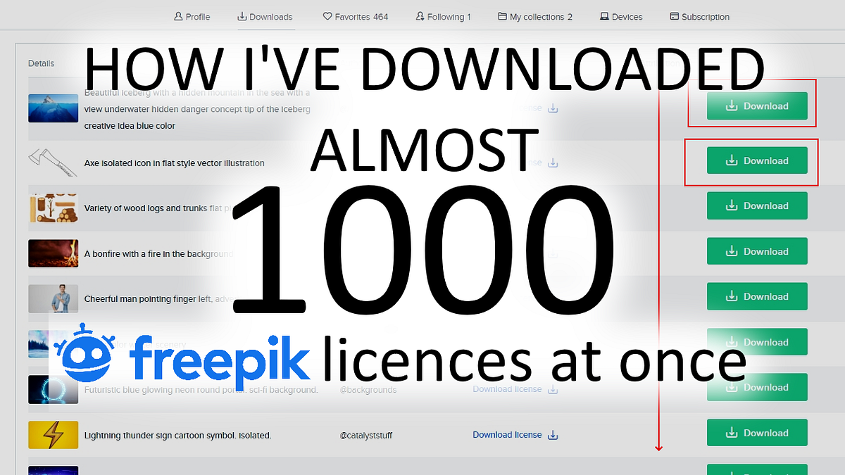 How I Downloaded Almost 1000 Freepik Licenses At Once | by Tom ...