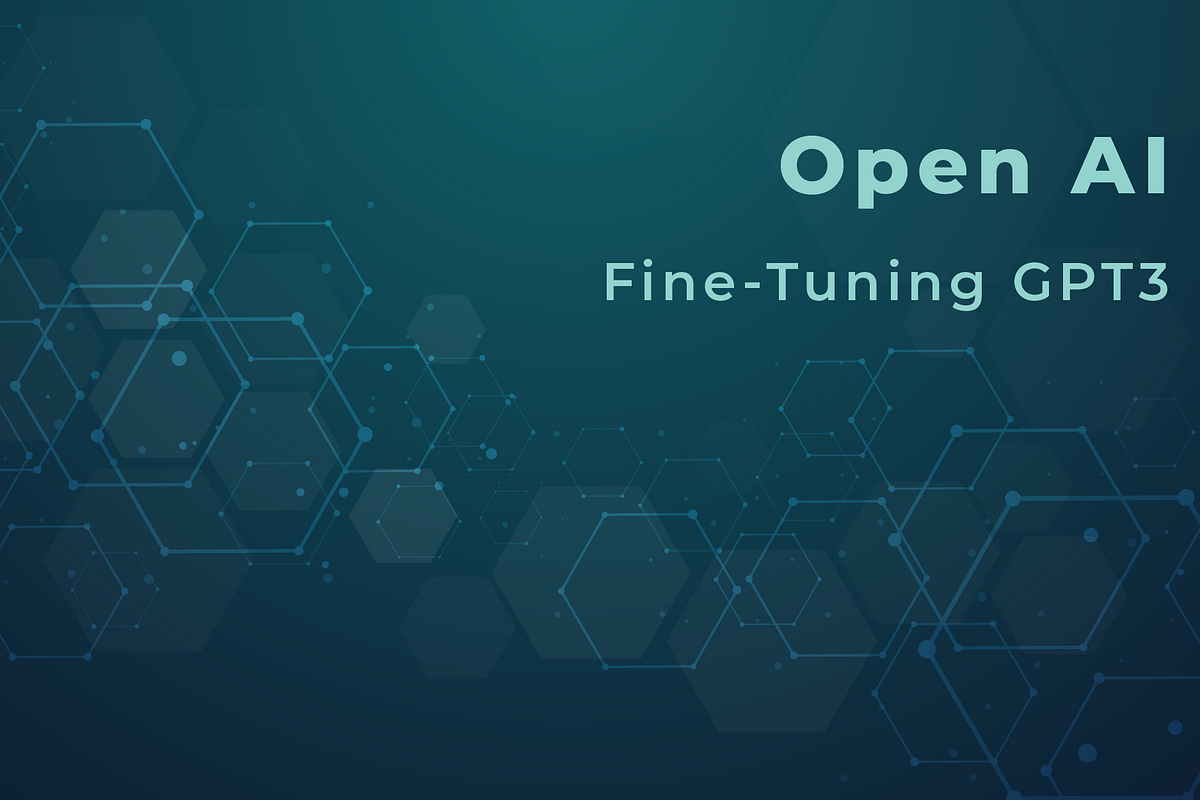 Open AI — Customizing GPT-3 For Your Application | Medium