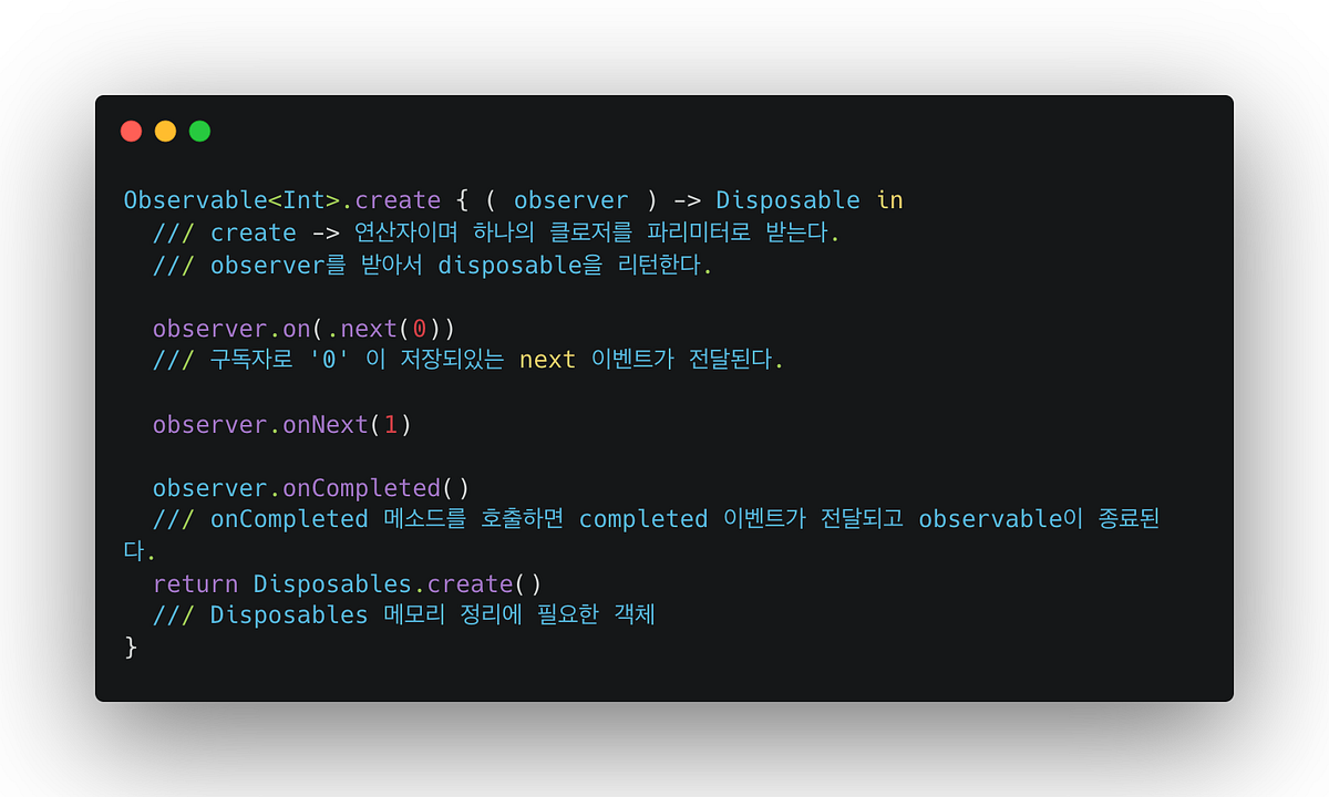 RxSwift (1) Observable, Observer - Dave - Medium
