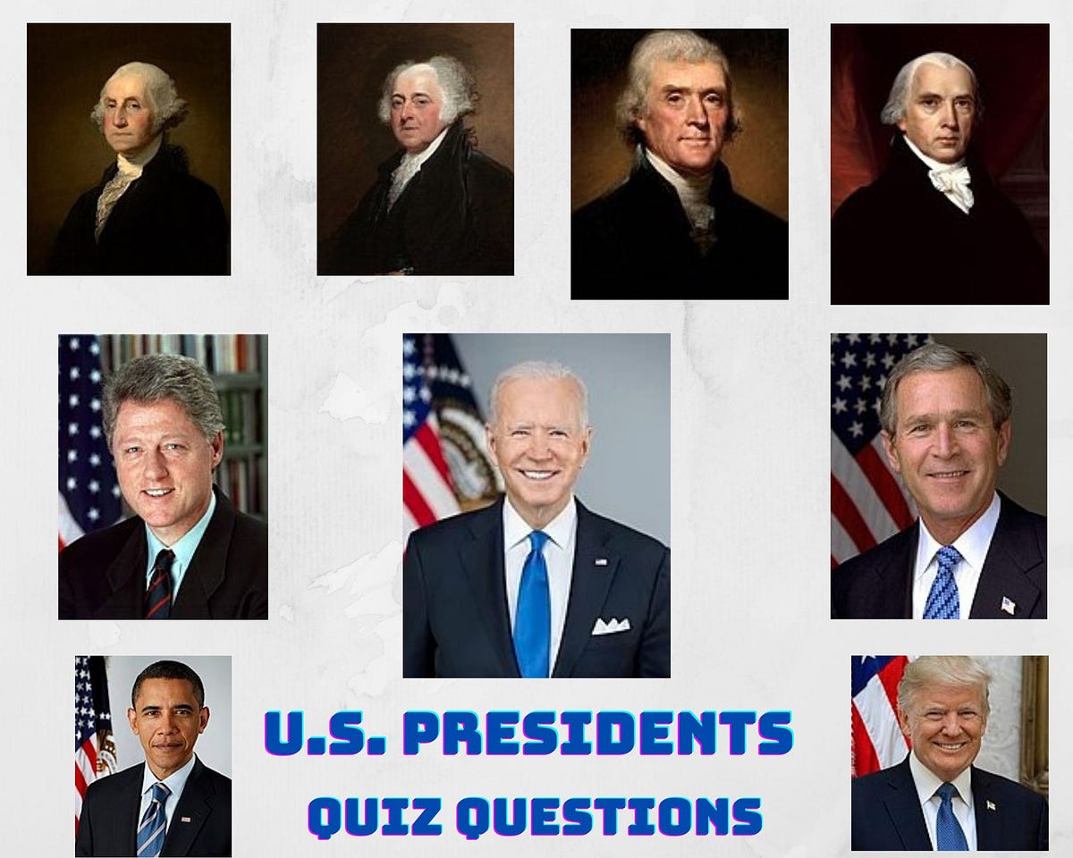 U.S. Presidents Quiz Questions - Easyquiz - Medium