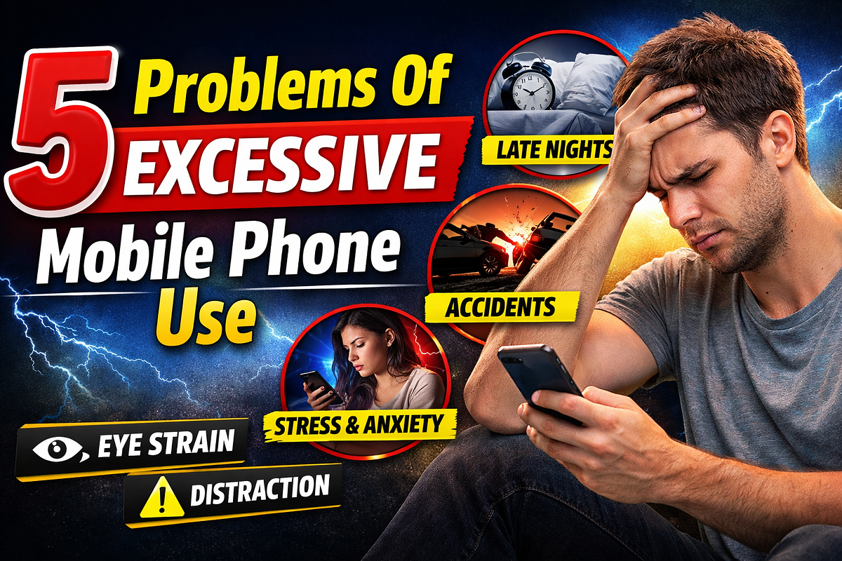 5 Problems of Excessive Mobile Phone Use | by Anurodh Kumar | PowerBI ...