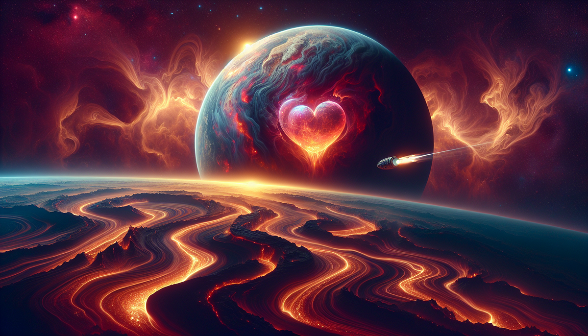 Unveiling a Planet with a Beating Heart Beneath its Hostile Surface ...