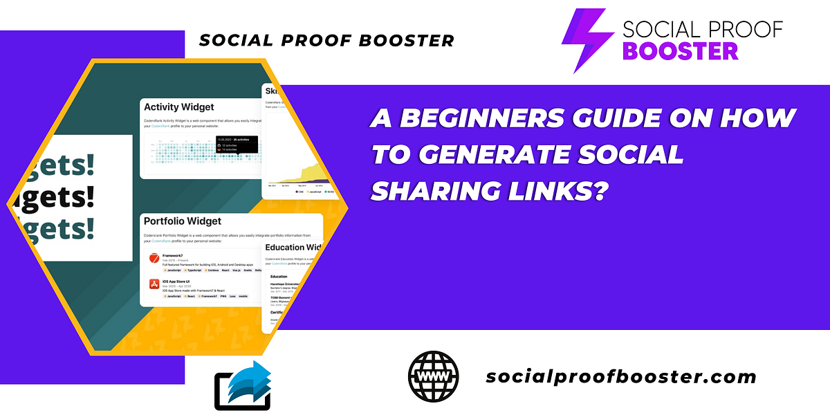 A Beginners Guide On How To Generate Social Sharing Links? - Social ...