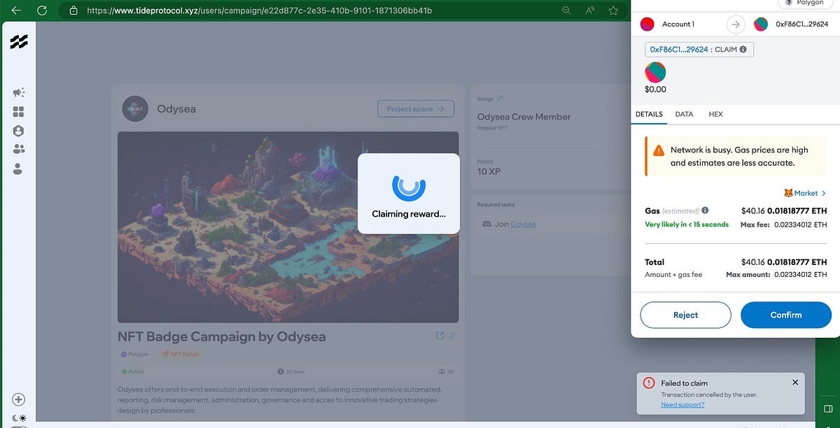 Subject: High Gas Fees Issue — Operation Bug Hunting Report | by ...