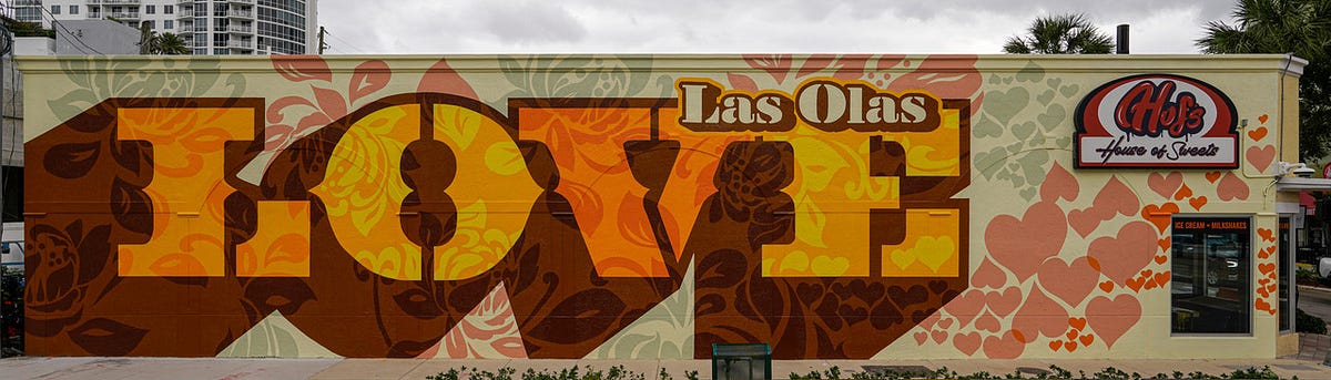Business for the Arts of Broward Unveils ‘LOVE’ Mural in Time for ...