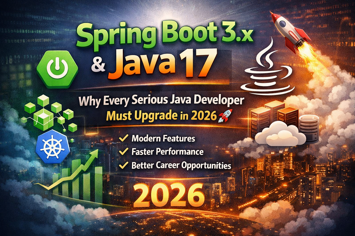 Spring Boot 3.x & Java 17: Why Every Serious Java Developer Must Upgrade in 2026 🚀 | by Tech ...