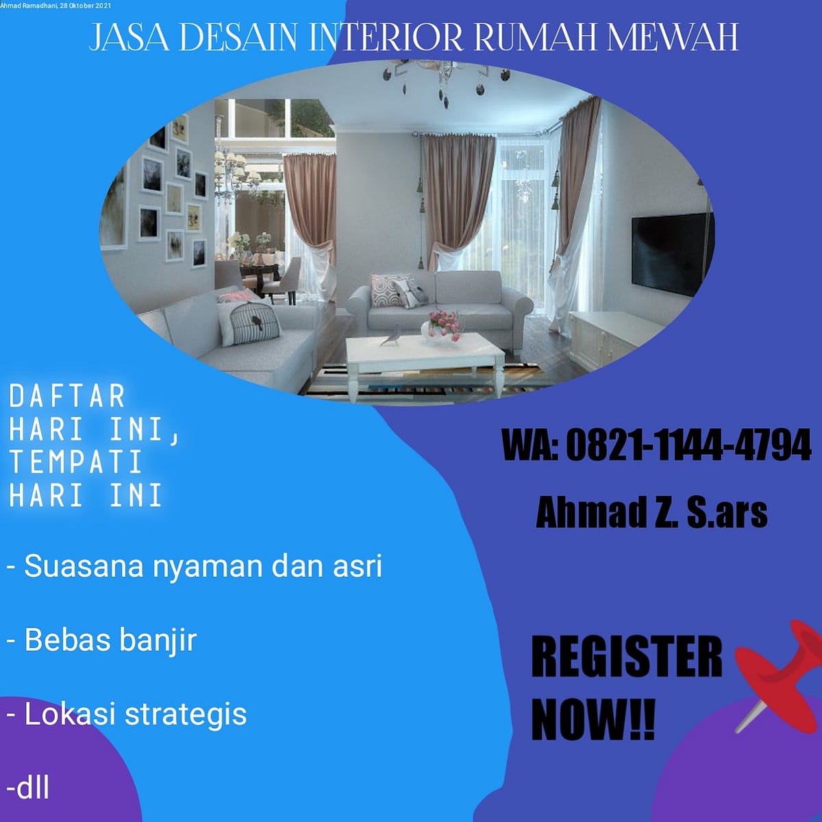 PROFESSIONAL.! Wa 0821-1144-4794 Kontraktor Desain Interior Gordyn Di ...