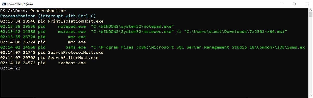 Monitor processes on a local or remote PC - Dimitri Koens - Medium
