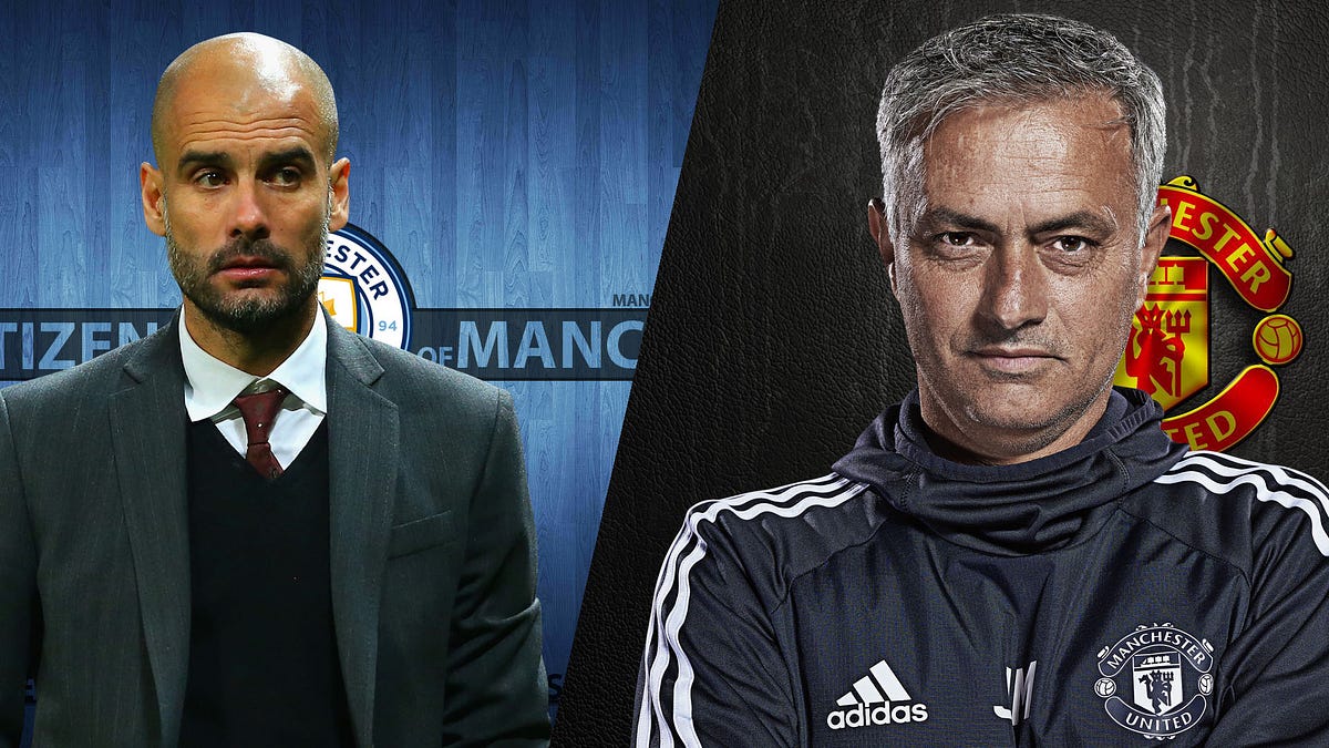 Pep Guardiola vs Jose Mourinho: Key Battle | Manchester Derby 2017–18 ...