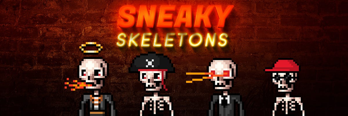 Sneaky Skeletons. A project by true degens who are ready… | by ...