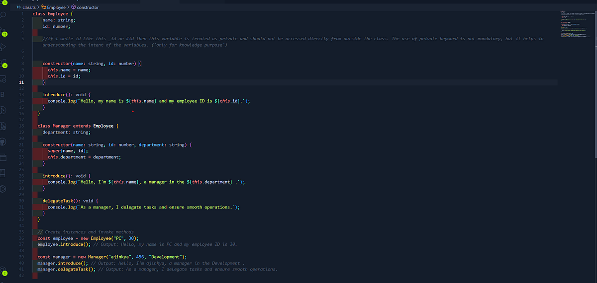 Unleashing the Power of TypeScript’s Class Inheritance in Employee Management: A Journey of ...