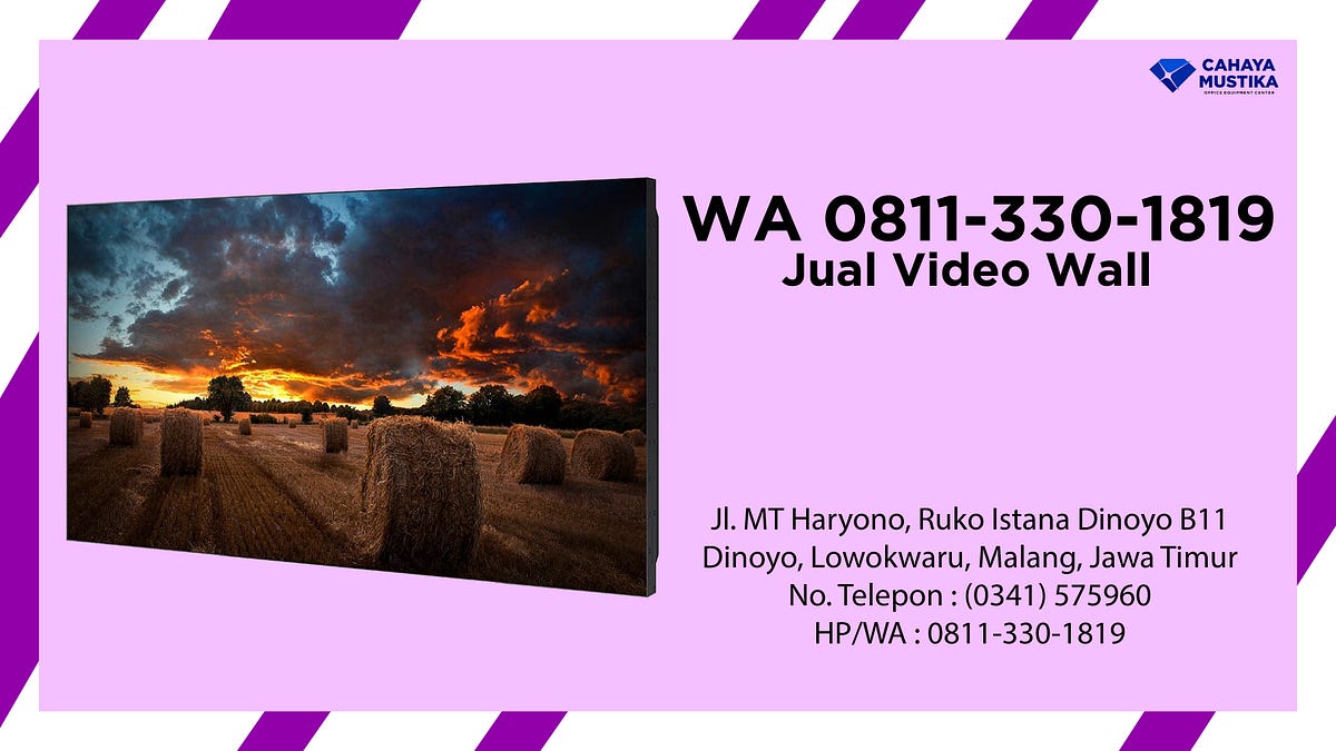 WA 0811 330 1819, Jual Video Wall 4X3 Malang | by ...