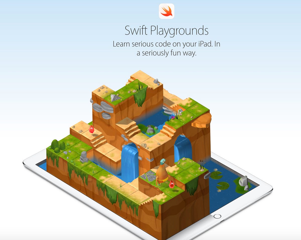 8歲小孩也能學程式的Swift Playgrounds. WWDC16即將改變世界，Everyone Can Code ! Swift… | by 彼得潘的 iOS App Neverland ...