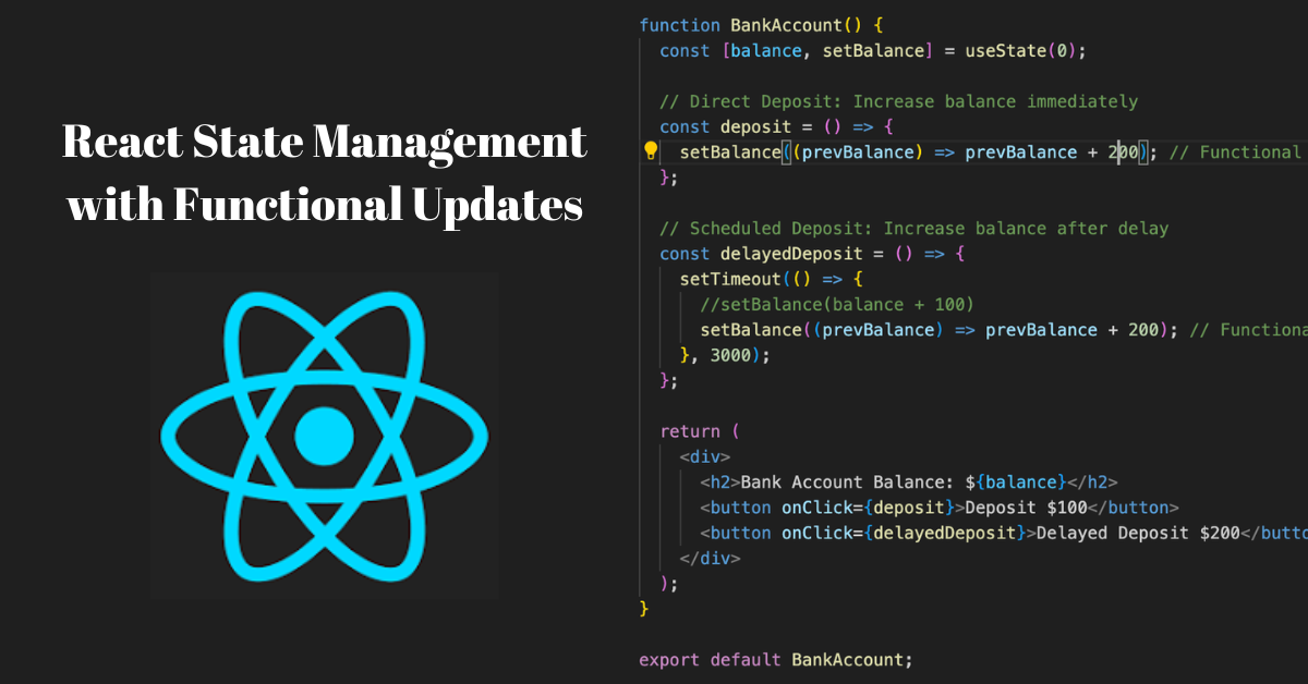 Enhance React State Management with Functional Updates | by Kalsoom ...