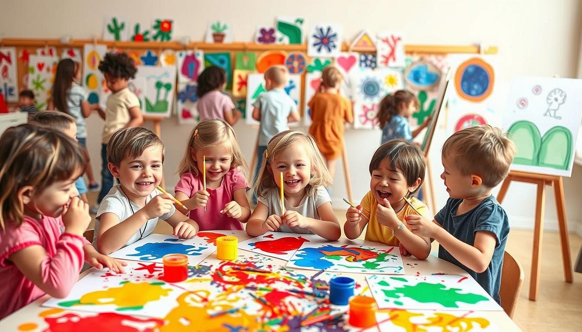 15 Easy Art Activities for Kids to Spark Creativity | by HueJoy | Mar ...