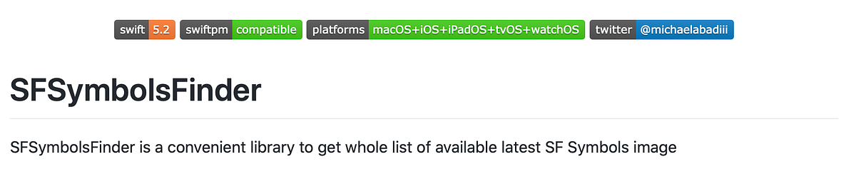 Introducing SFSymbolsFinder. Recently I got stumbled with a boring ...