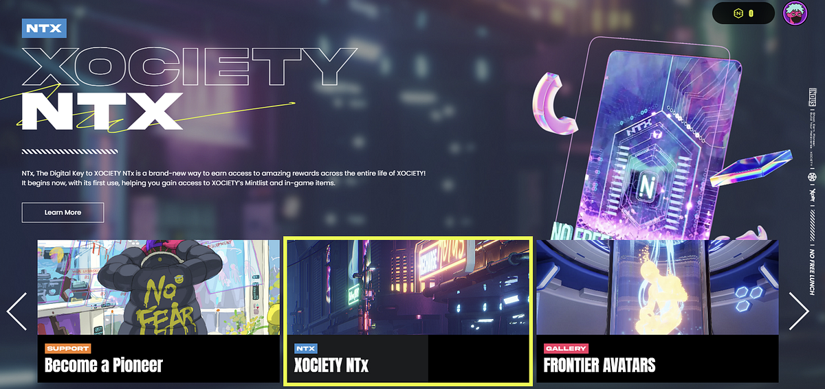 Earn Mintlist from NTX. NTx is key to XOCIETY- Convert your NTx… | by Ryan "NDUS" Chown ...